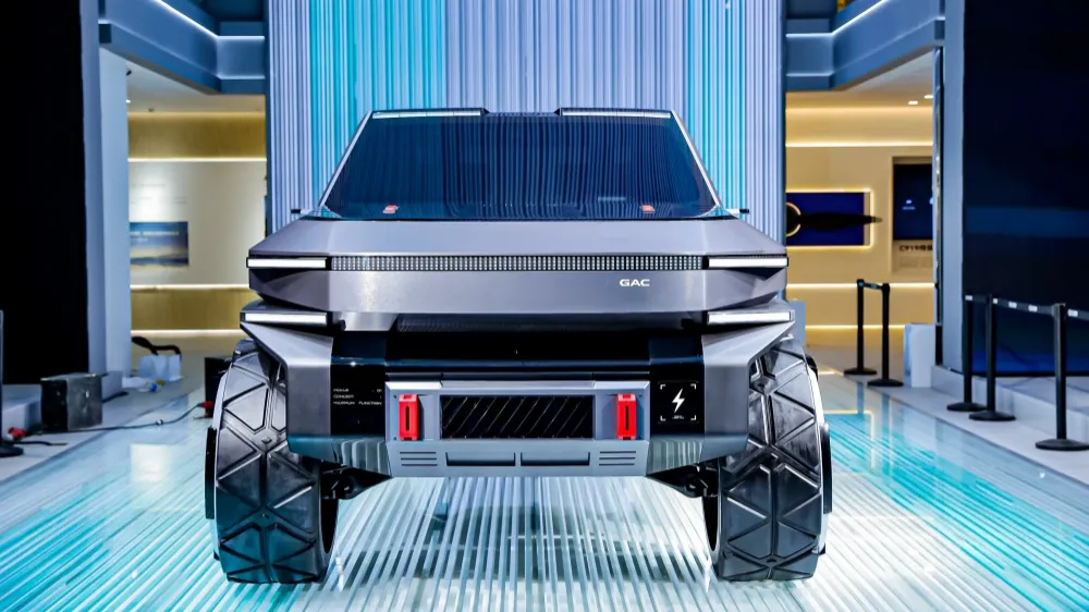 GAC unveiled China's own "CYBERTRUCK", the PICKUP 01