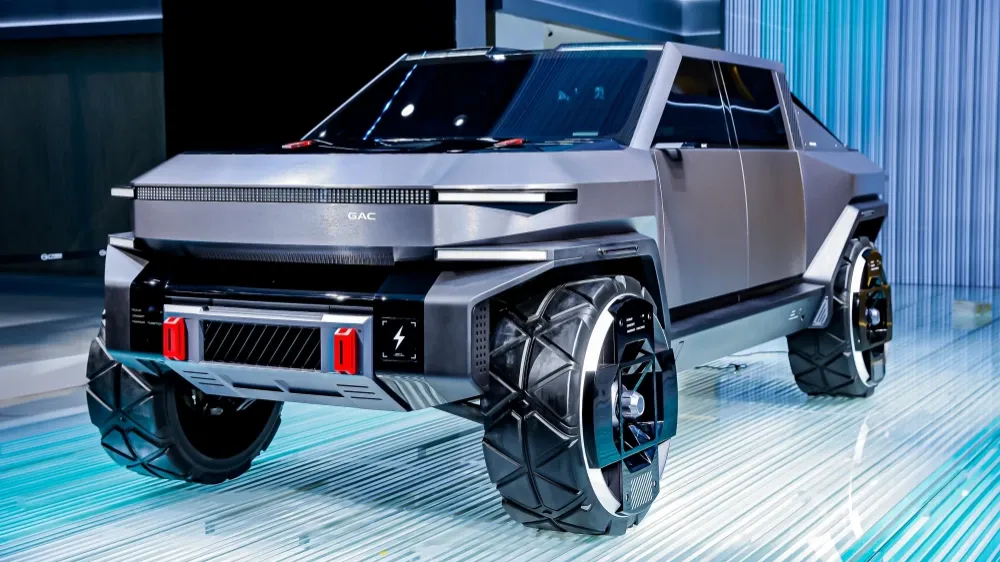 GAC unveiled China's own "CYBERTRUCK", the PICKUP 01